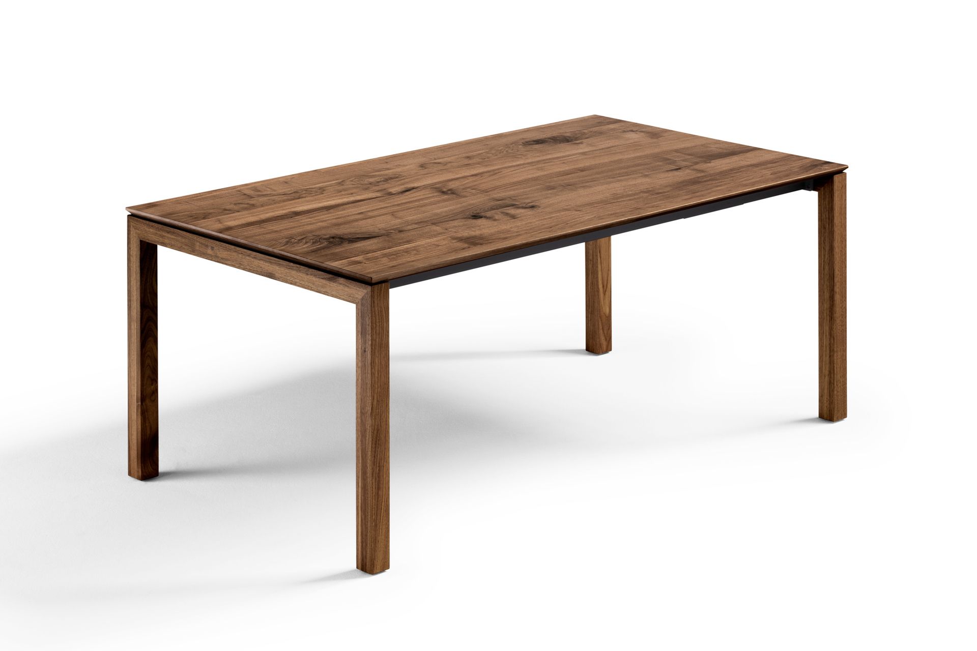 Esstische Nussbaum massiv konfigurierbar & auf Maß